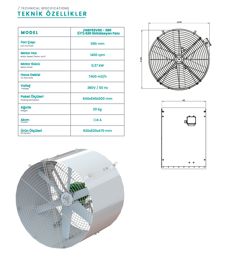 Sera Havalandırma Egzost Fan Sistemleri - Agriveno - İklimlendirme ...